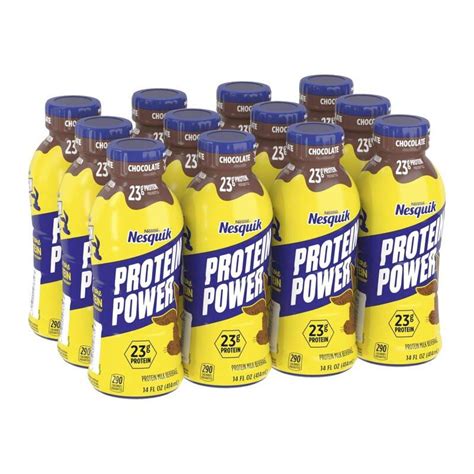 Nesquik Protein Plus Chocolate 14oz12pk Nimbus Imports