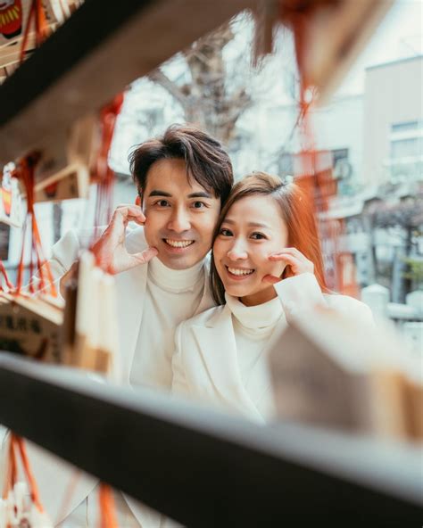 黃美棋白色情人節甜晒反傳統婚照 嚴寒快閃日本聖地祈求愛情永恆 星島日報