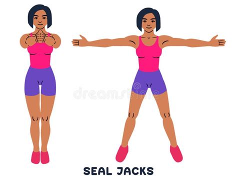 Man Doing Jumping Jacks Exercise Stock Illustrations 22 Man Doing