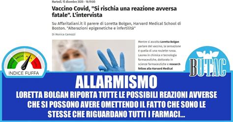 Vaccino Covid Si Rischia Una Reazione Avversa Fatale Butac