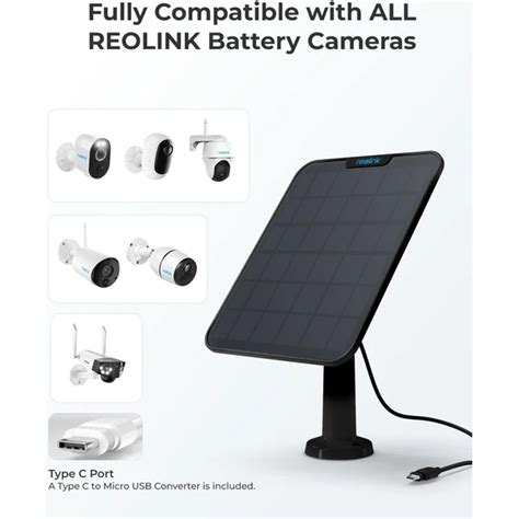 Reolink Solární Panel 2 černý Iwant Cz