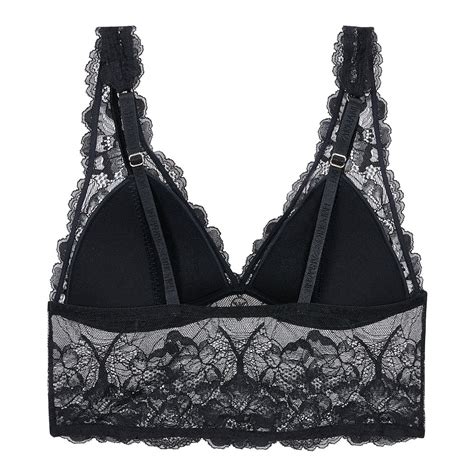 Emporio Armani Underwear엠포리오 아르마니 언더웨어 여성 올오버 플라워 레이스 패디드 브라렛 브라 S