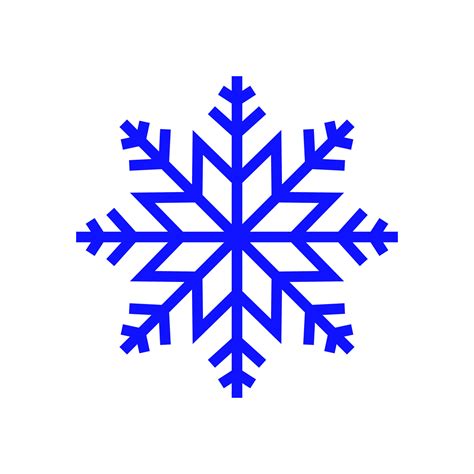 Snowflake Icon Snow Icon Isolated On White Background Symbol Of