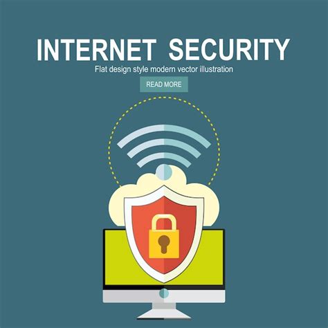 premium vector security and cloud technology concept