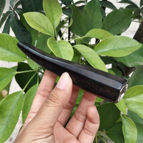 Jual Once Pipa Kayu Hitam Kelor Hitam Segi 8 Shopee Indonesia