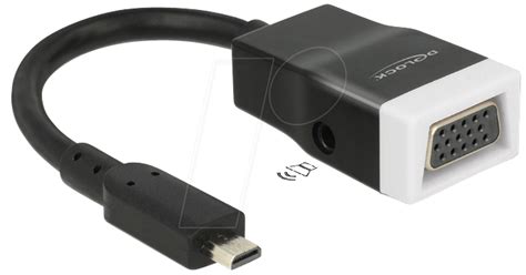 Delock 65589 Adapter Hdmi Micro D Male Vga Female Audio At