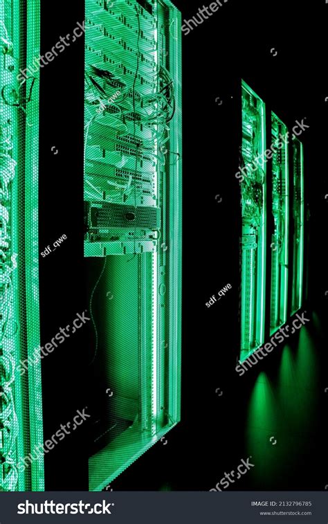 Data Center Multiple Rows Fully Operational Stock Photo Shutterstock