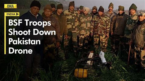 Bsf Troops Shot Down Pakistani Drone In Amritsar Indian Army