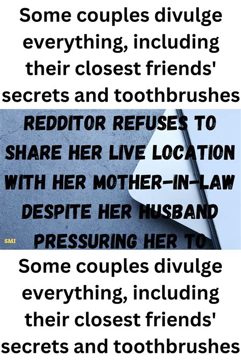 Redditor Refuses To Share Her Live Location With Her Mother In Law Despite Her Husband