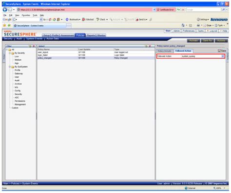 Imperva Web Application Firewall Connector