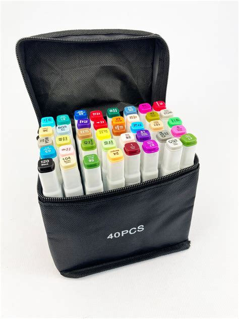 ᐉ Набор двухсторонних маркеров Touch Multicolor для рисования и скетчинга на спиртовой основе 40