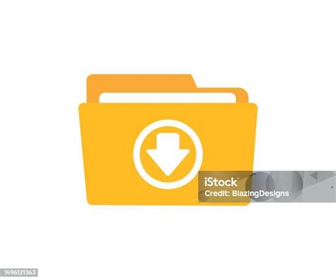 Folder Flat Icon Sign Download Folder Folder With Documents Flat Open