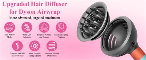 Zephblow Wave Curl Diffuser For Dyson Airwrap Dome And