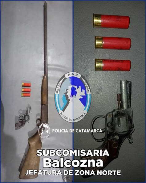 Secuestraron Dos Armas De Fuego En Balcozna Catamarca Actual