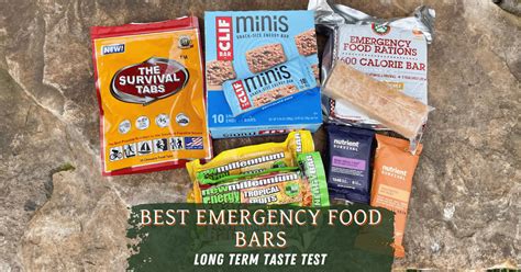 Best Emergency Food Bars That Dont Taste Like Cardboard