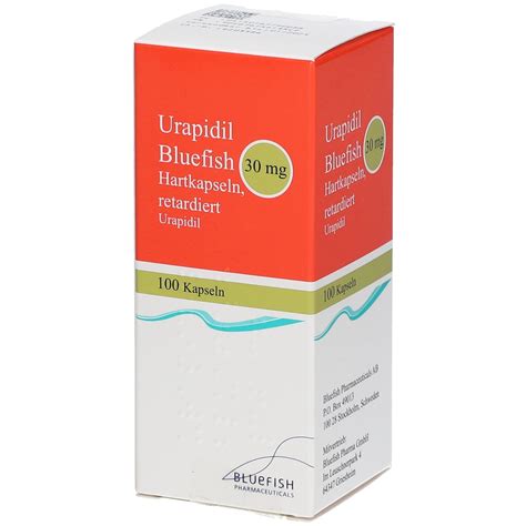 Urapidil Bluefish 30 Mg Hartkapseln Retadiert 100 St Mit Dem E Rezept