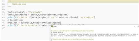 Python Traductor Binario A Texto Parzibyte S Blog