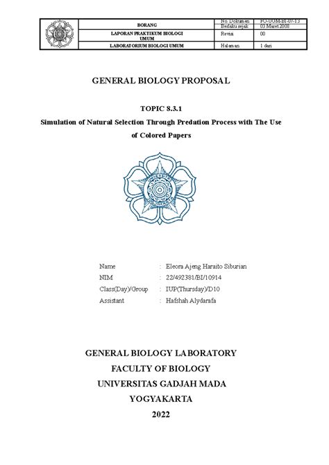 Simulation Of Natural Selection Through Predation Process With The Use