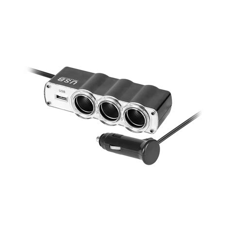 Rozdzielacz Zapalniczki Samochodowej Z Kablem Usb Py Chr Za Z Z Trzeme Nia Allegro