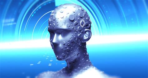 Hud 데이터를 분석하는 현대 로봇 기술 3d 일러스트 렌더링 3차원 형태에 대한 스톡 사진 및 기타 이미지 3차원 형태 4k해상도 Cpu Istock