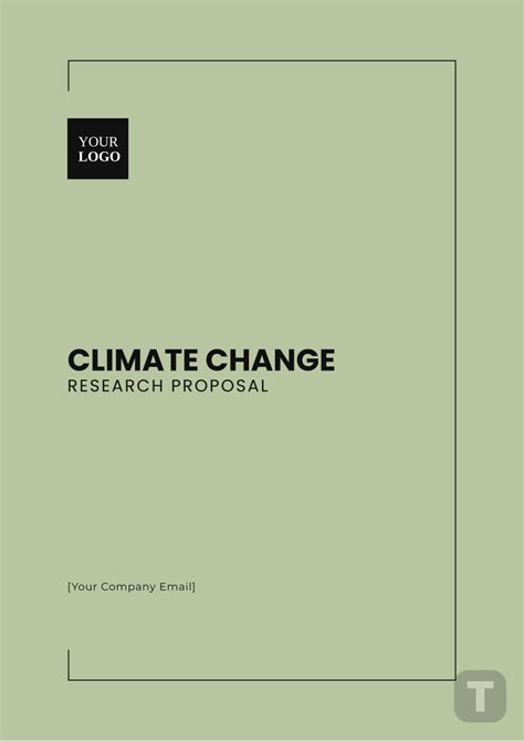 Free Climate Change Research Proposal Template To Edit Online
