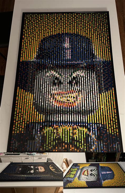 Lego Batman Joker Lenticular Art Piece Rlego