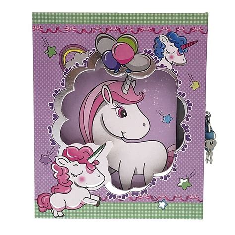 Дневник за момиче Тип Дневник Еднорог 15х18см Многоцветен М1 Emag Bg
