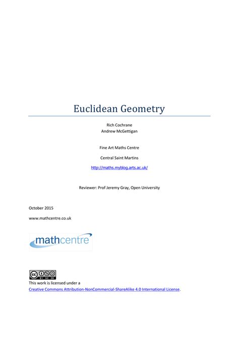 Euclidean Geometry