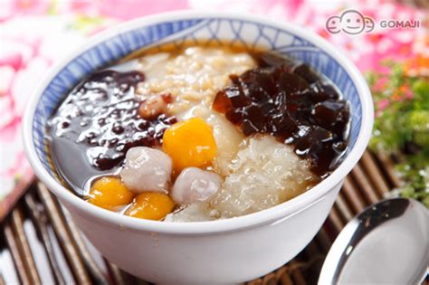 红豆芋圆豆花 椰汁红豆芋圆 绿豆芋圆 大山谷图库
