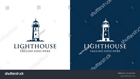Lighthouse Vector Logo Lighthouse Logo Design Bundles
