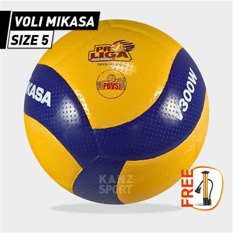 Jual Mikasa Bola Voli V300w Volly Voly Volley Ball Mikasa V300w Size 5