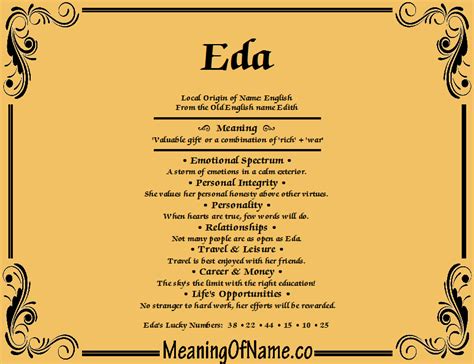 Eda Meaning Of Name