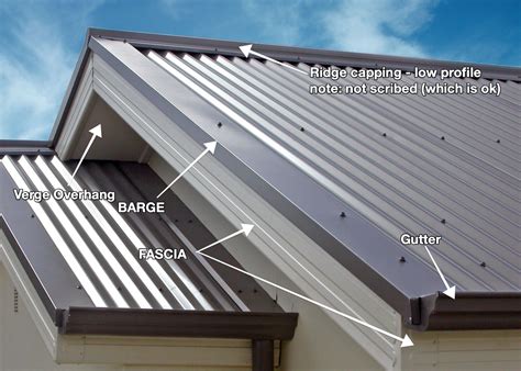 Metal Roof Gutter Installation