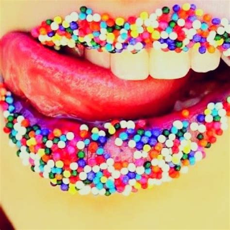 Rainbow Lips Candy Lips Candy Makeup Eye Candy Sprinkle Lips