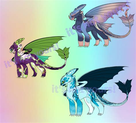 Night Fury Adopt By Alttogether On Deviantart