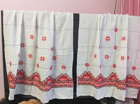 Вишиті фіранки — ціна 220 грн у каталозі Штори Купити товари для дому та побуту за доступною