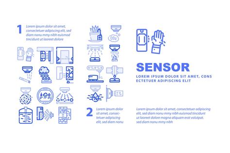 Sensor Electronic Tool Landing Header Vector