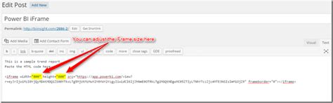 Power Bi And Iframe