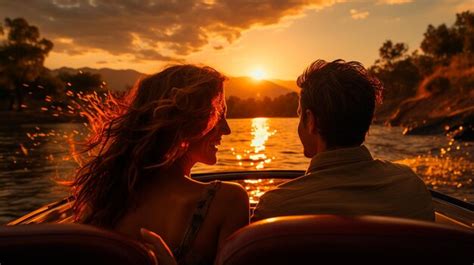 Premium Photo Happy Young Couple Enjoying A Romantic Trip In Summer