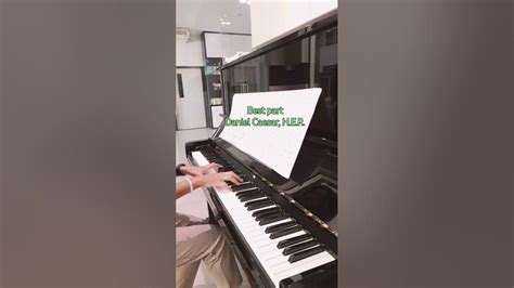 Best Part Deniel Caesar Her Piano Cover Youtube