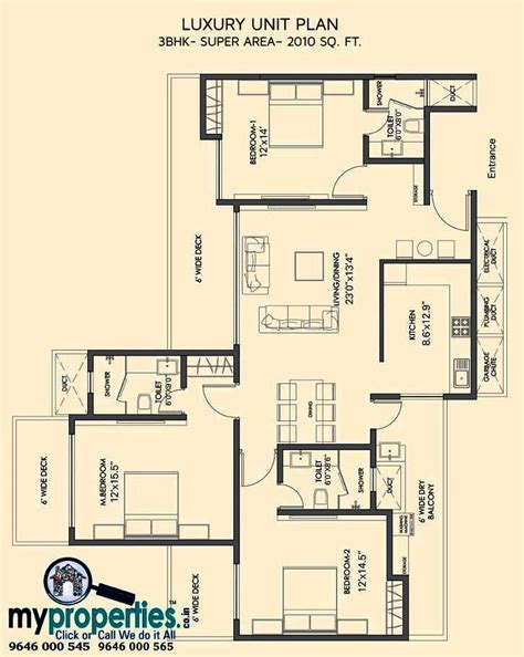 Gold Mark Zirakpur I 3 Bhk 4 Bhk And 5 Bhk Luxury Flats At Old Kalka Road