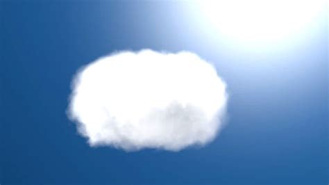Simple Cloud 3d Model