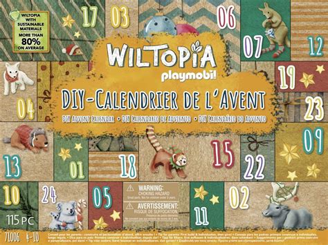 Playmobil Calendrier De L Avent 71006 Tour Du Monde Animaux DIY