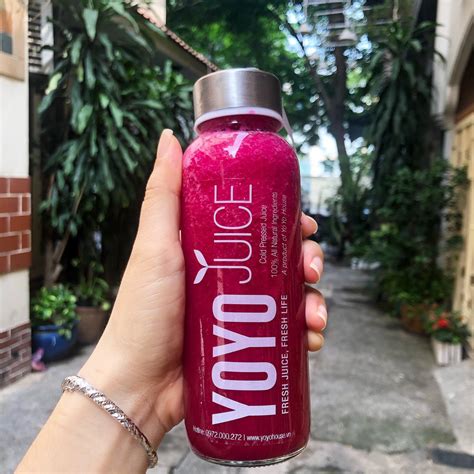 Yoyo Juice Bạn đã Quen Với Việc Bổ Sung Cho Cơ Thể 1 Ly NƯỚc Ép CẦn