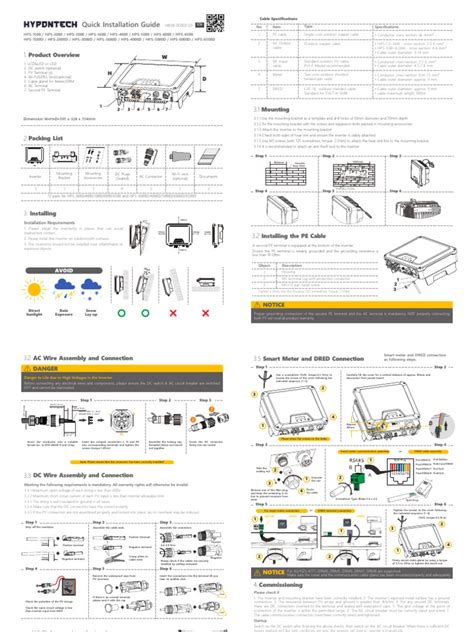 Hps Quick Installation Guide En 1 1 Pdf Electrical Connector