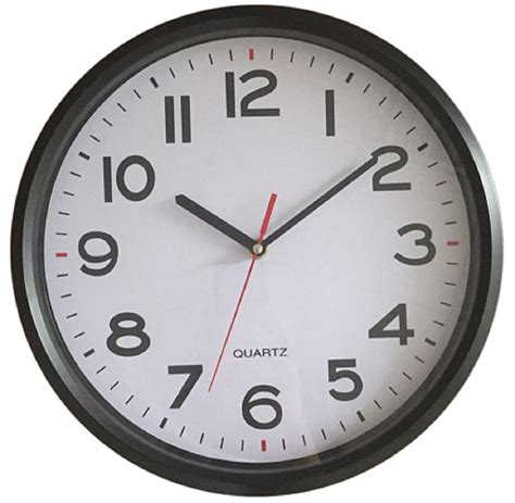Silent Non Ticking Wall Clock Battery Operated With Large Numbers