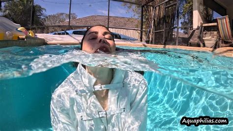 Aquaphilias Sea Jewel Goes For A Swim In A Strait Jacket Peril Aquaphilias Clips4sale