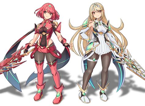 Yaizaberry Mythra Xenoblade Pyra Xenoblade Xenoblade Chronicles Series Xenoblade