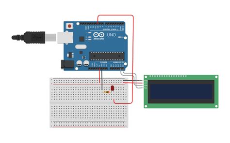 Circuit Design Door Locking System Using Arduino Uno Tinkercad