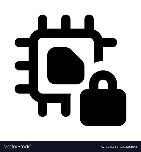 Microprocessor With Locking Feature For Info Vector Image
